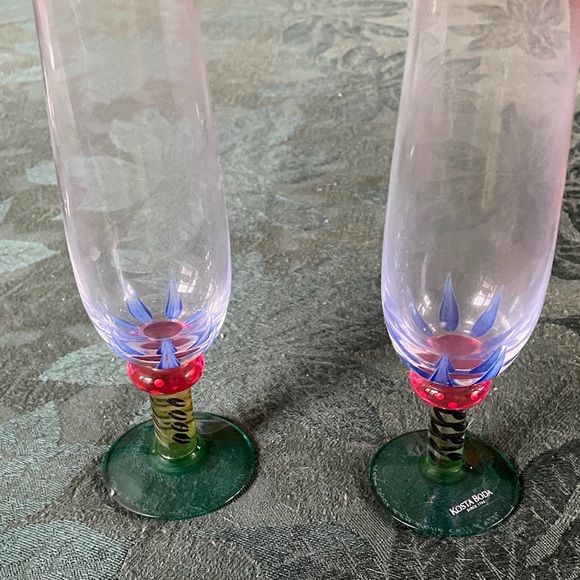 Kosta Boda | Dining | Exquisite Pair Of Vintage Kosta Boda Champagne ...